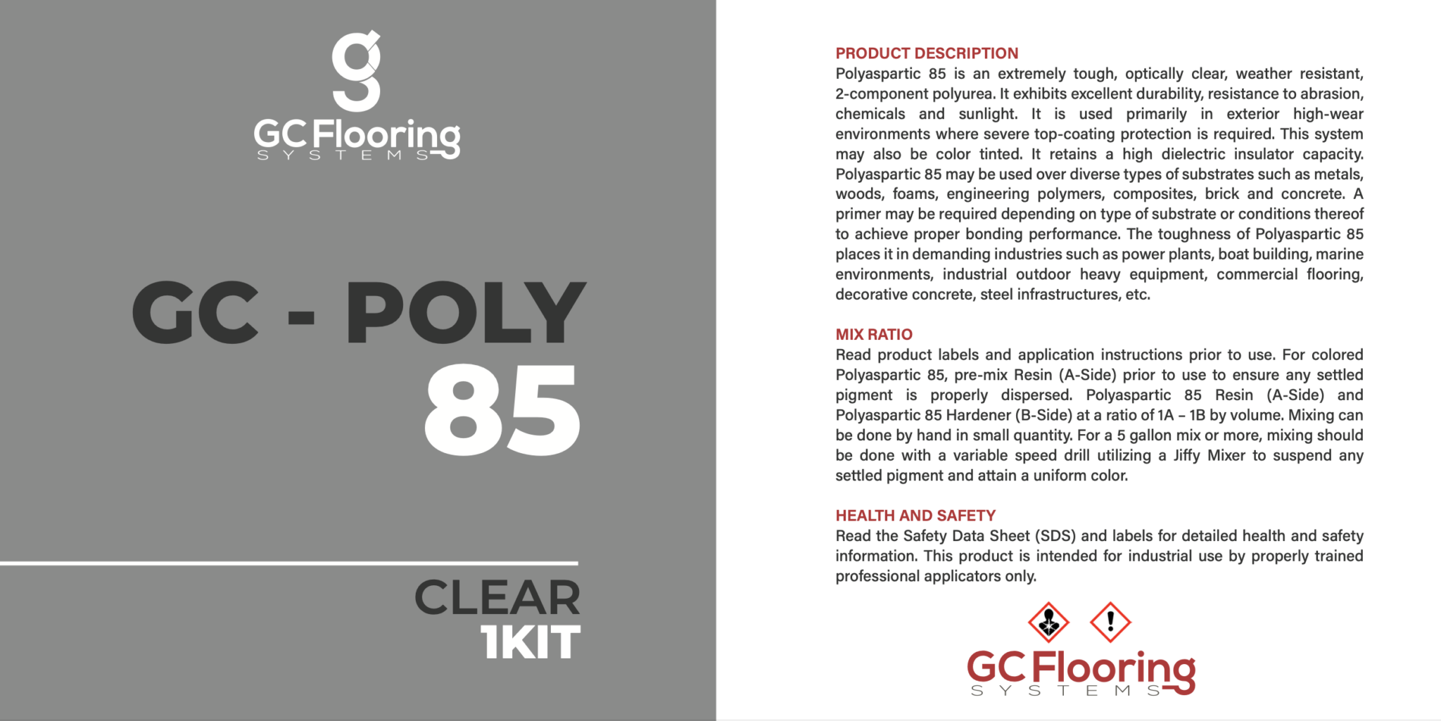 GC POLY 85 – GCFlooringUSA
